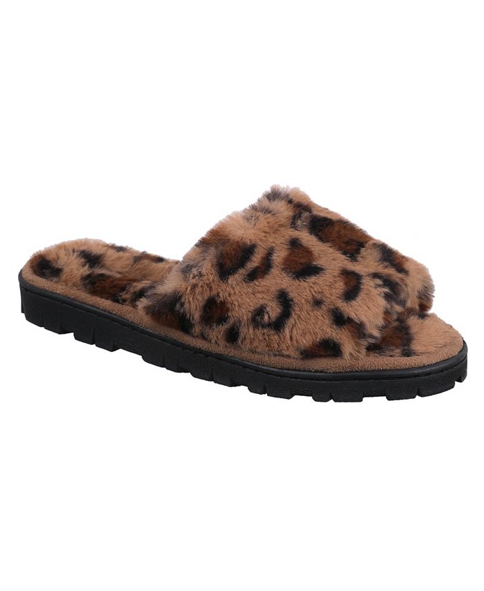 French Connection Women's Plush Slide Slipper - Macy's