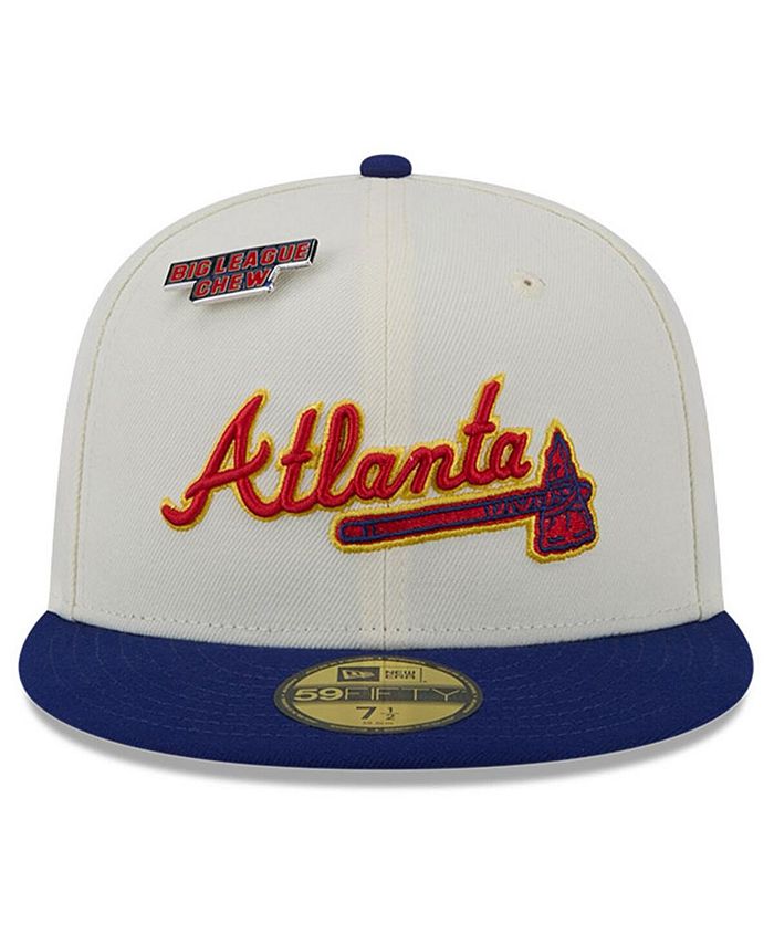 New Era Men's White Atlanta Braves Big League Chew Original 59FIFTY ...