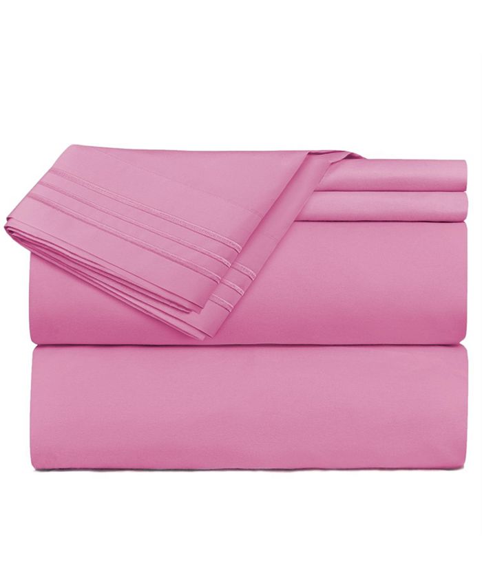 Clara Clark Extra Soft & Breathable 5 Piece Bed Sheet Set - Split King ...
