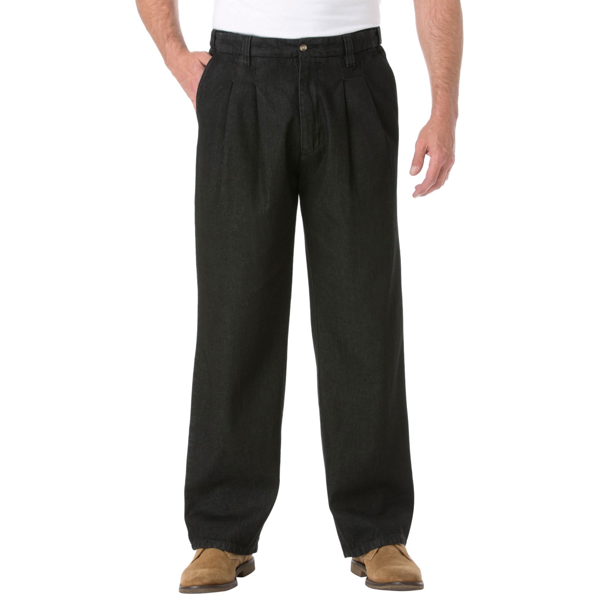 Click here for KingSize Mens Big & Tall Relaxed Fit Comfort Waist... prices