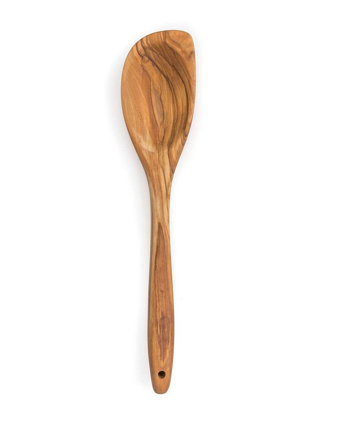 RSVP International Olive Wood 12" x 3" Curved Spoon - Macy's