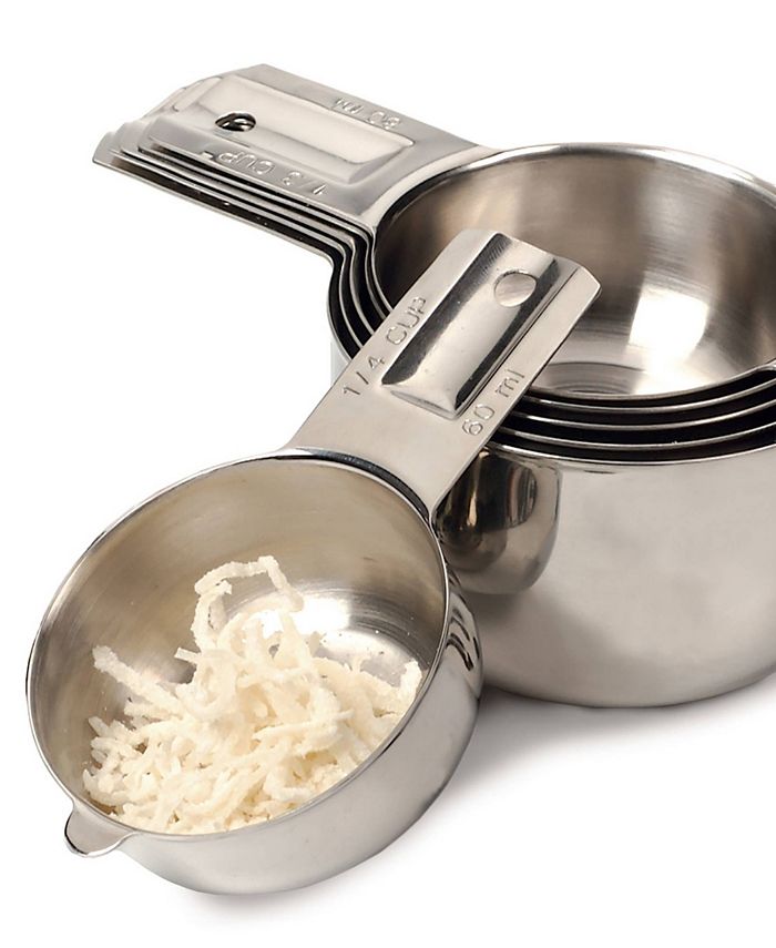 RSVP International Endurance Stainless Steel 6 Piece Nesting Measuring ...