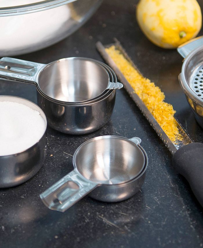RSVP International Endurance Stainless Steel 6 Piece Nesting Measuring ...