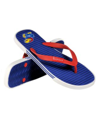 Forever Collectibles Kansas Jayhawks Thong Sandals - Macy's