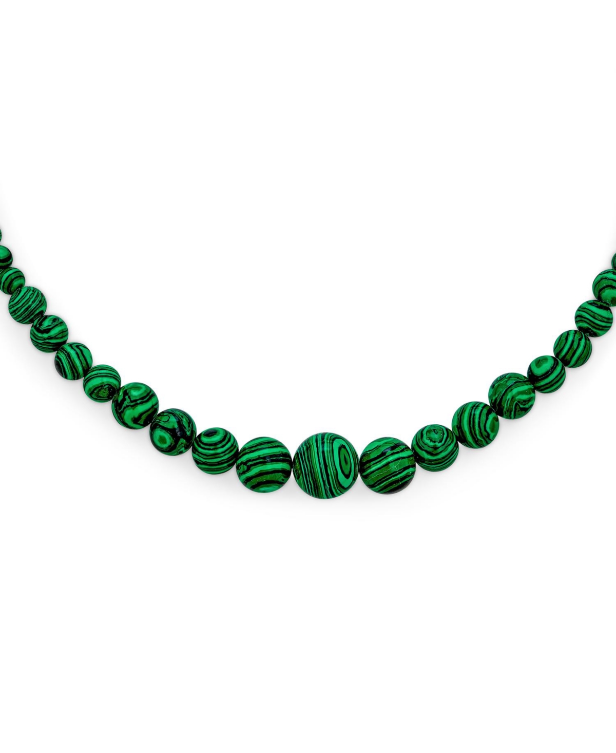 Click here for Bling Jewelry Graduated Round Bead Ball Strand Nat... prices