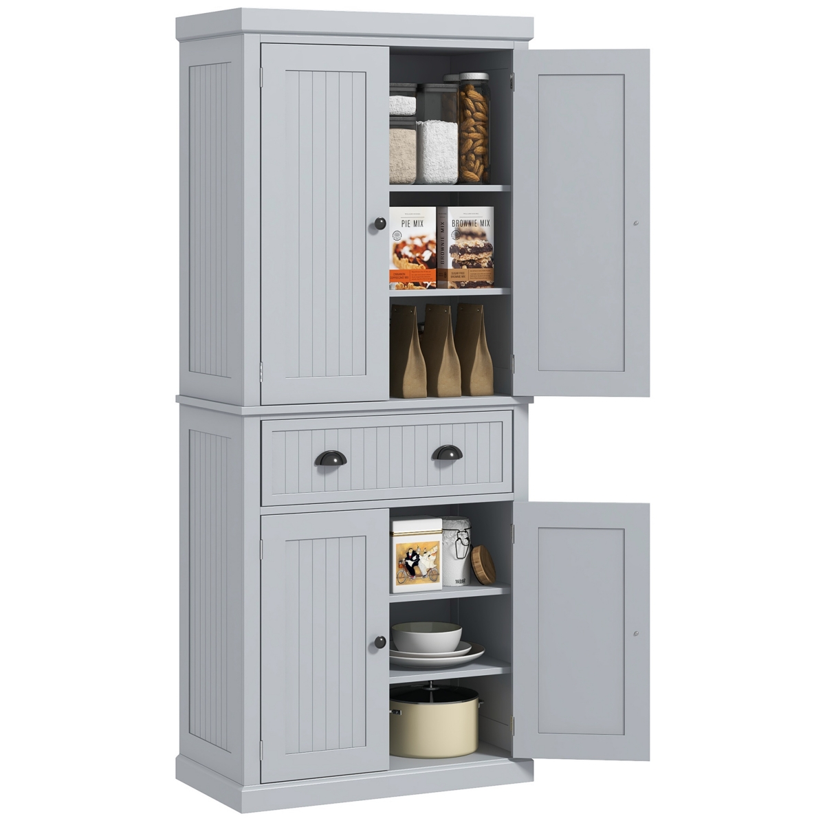 Click here for Homcom 72" Kitchen Pantry Storage Cabinet wit... prices