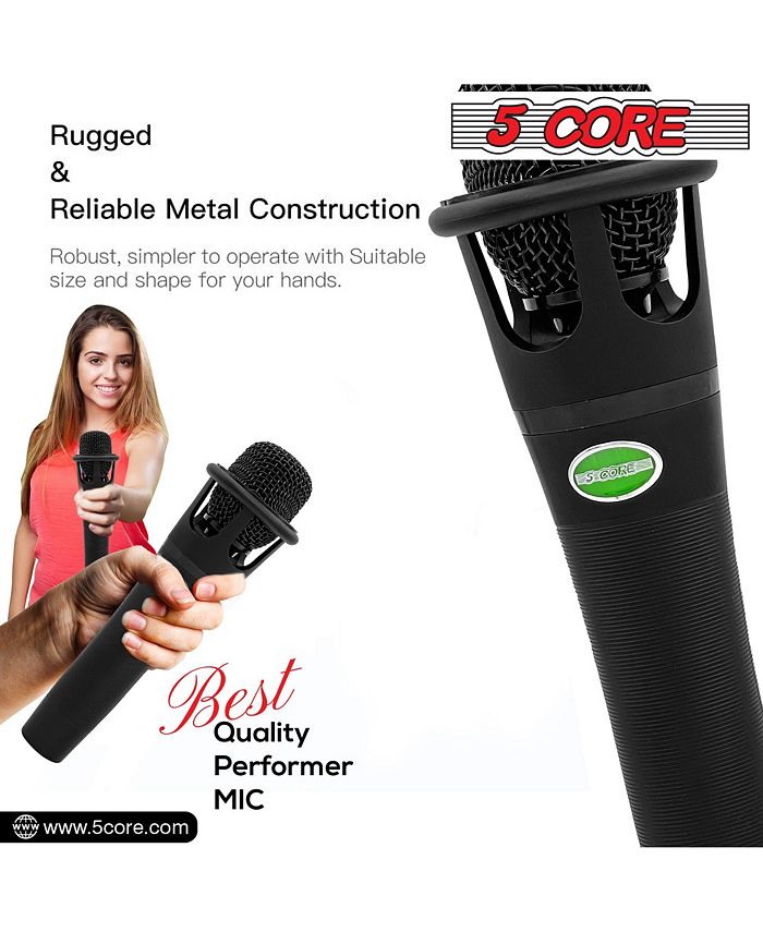 5 Core Handheld Microphone For Karaoke Singing • Dynamic Cardioid ...