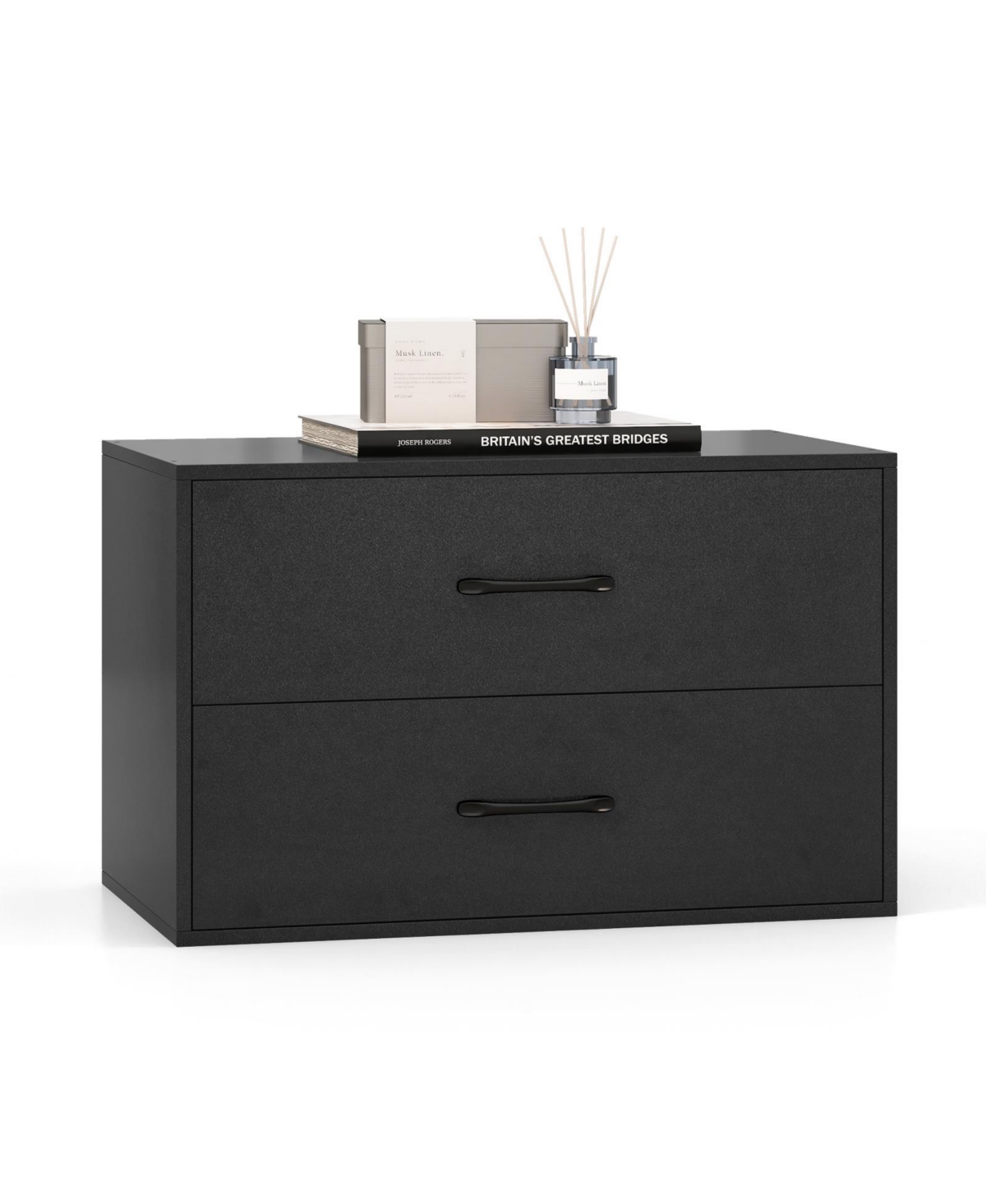 Click here for Stackable 2-Drawer Storage Cabinet with Handles fo... prices