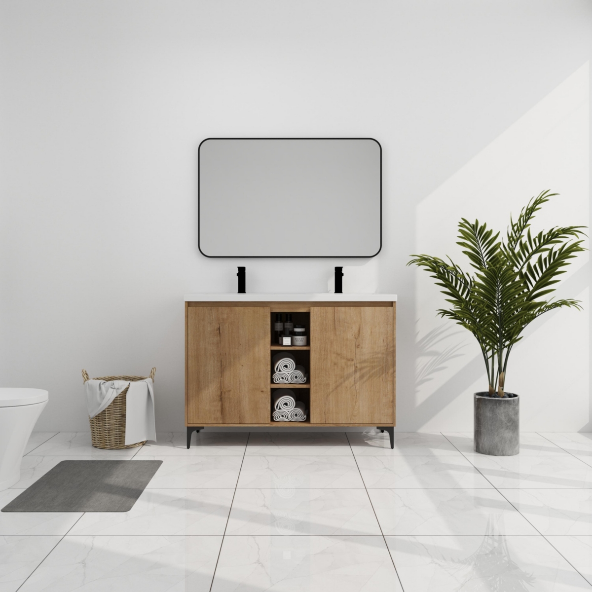 Click here for Streamdale 48" Freestanding Vanity with Doubl... prices
