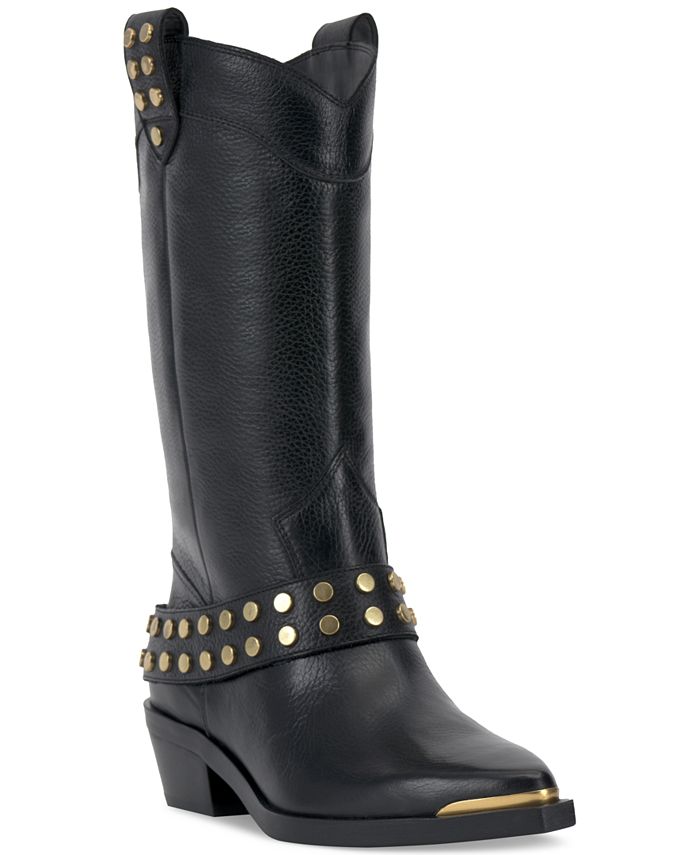 Vince Camuto Women's Merissa Studded Cowboy Boots - Macy's