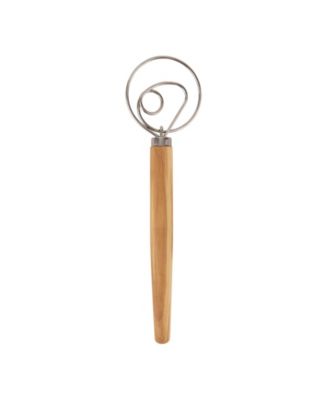 RSVP International Olive Wood 11" x 3" Swedish Dough Whisk - Macy's
