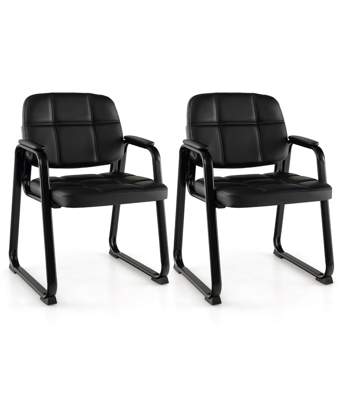 Click here for Waiting Room Chair Set of 2 Upholstered Guest Conf... prices