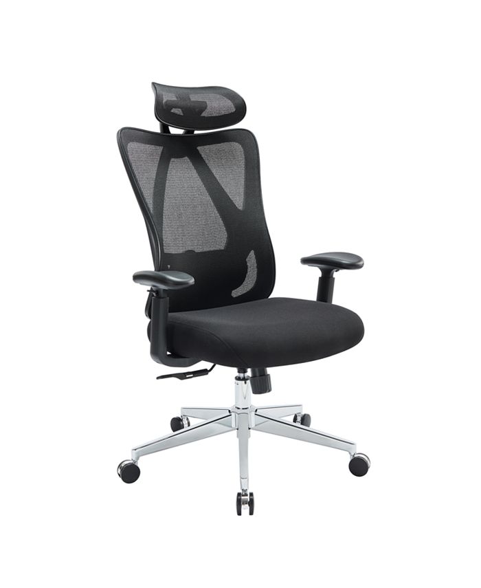 Simplie Fun High Back Ergonomic Office Chair Adjustable Headrest And ...