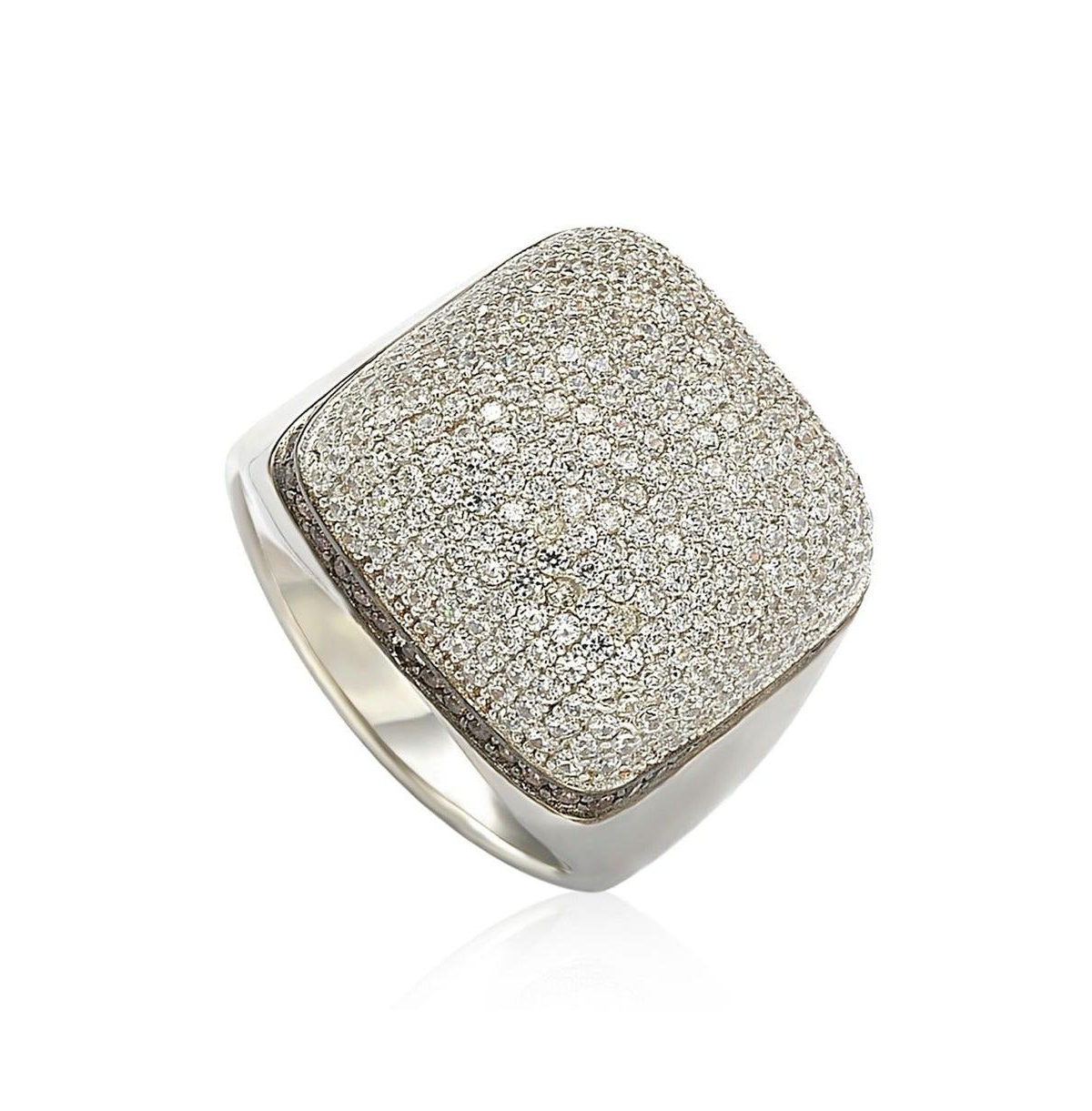 Click here for Suzy Levian Sterling Silver Cubic Zirconia Pave Do... prices