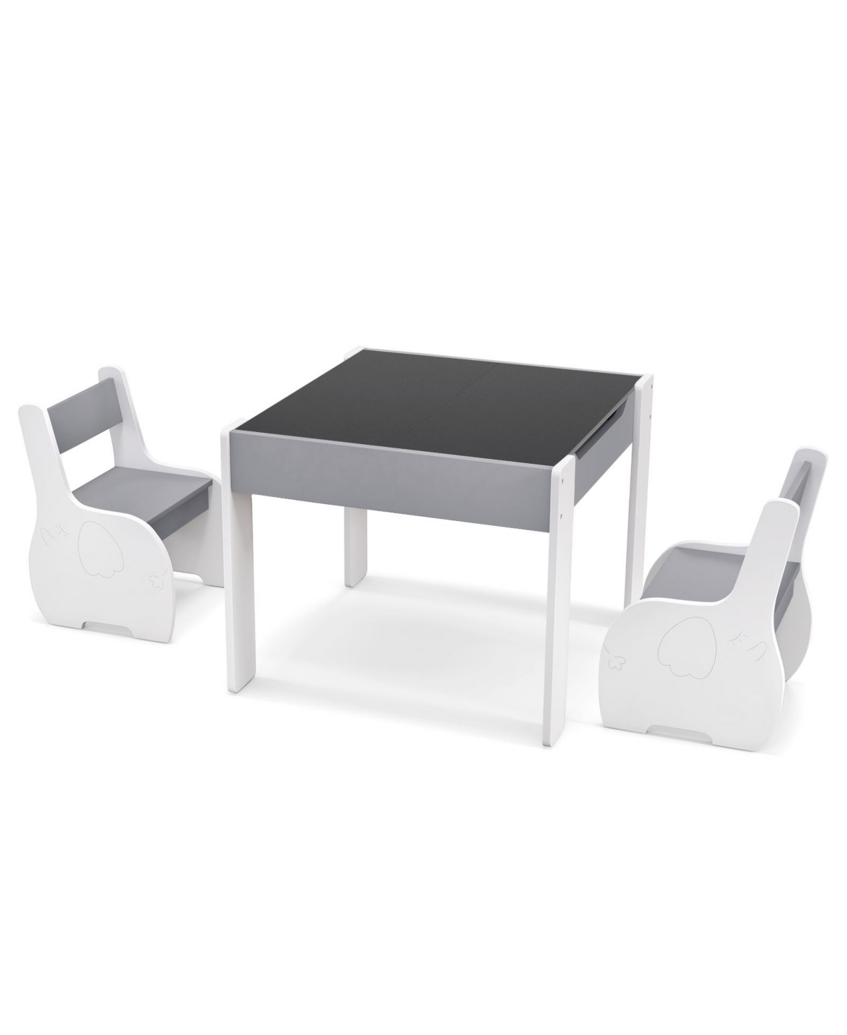 Click here for Slickblue 4-in-1 Wooden Activity Kids Table and Ch... prices