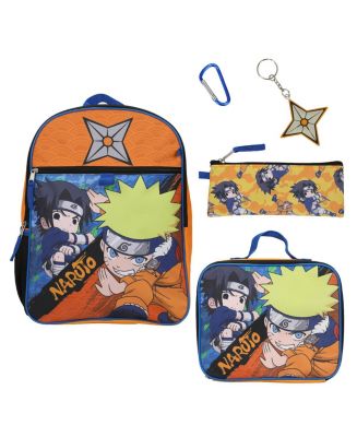 Naruto Classic Sasuke Vs Naruto 16" Youth 5-Piece Backpack Set - Macy's