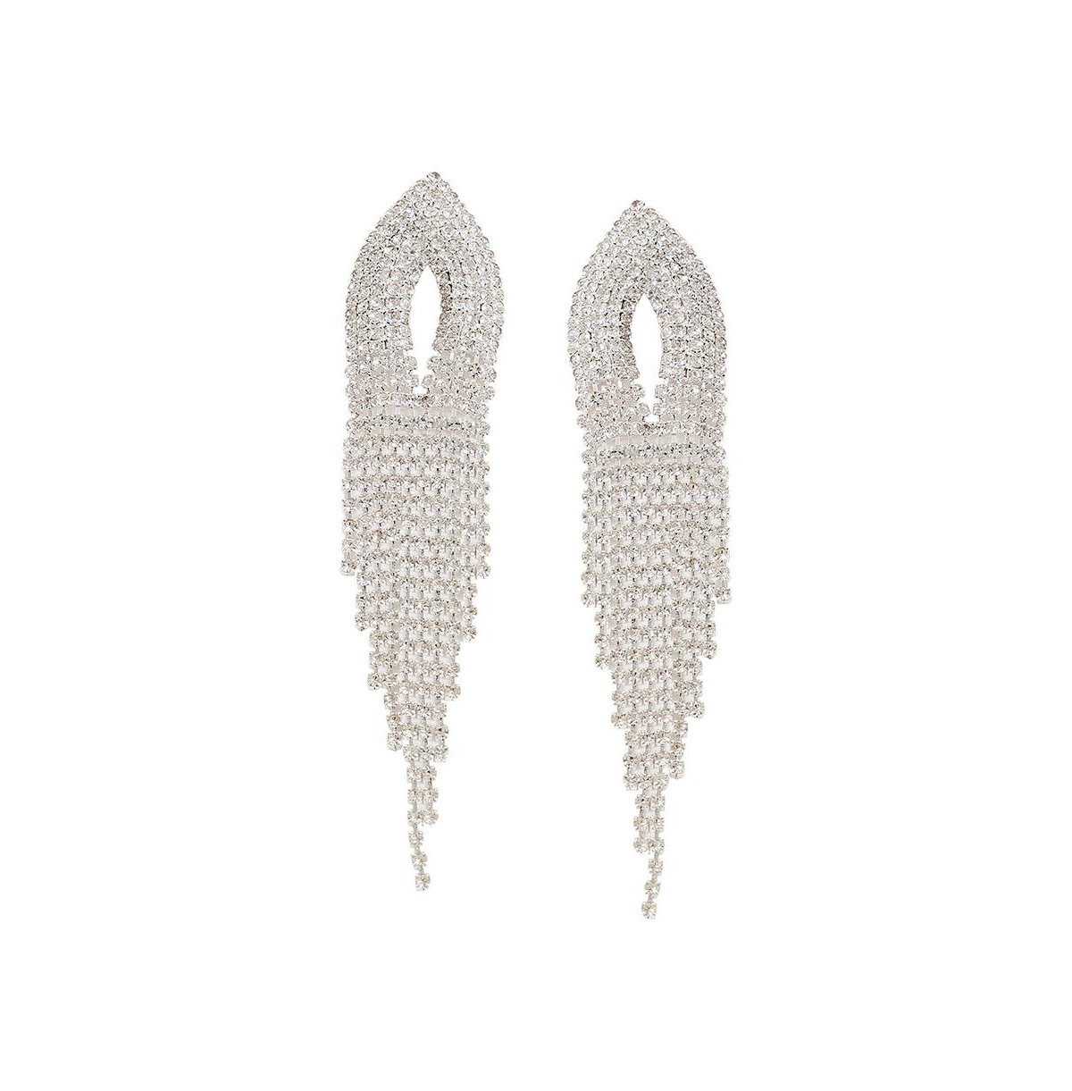 Click here for Sohi Womens Bling Drop Earrings - Silver prices