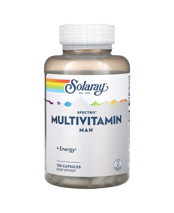 Solaray Spectro Multivitamin Man - 120 Capsules - Macy's