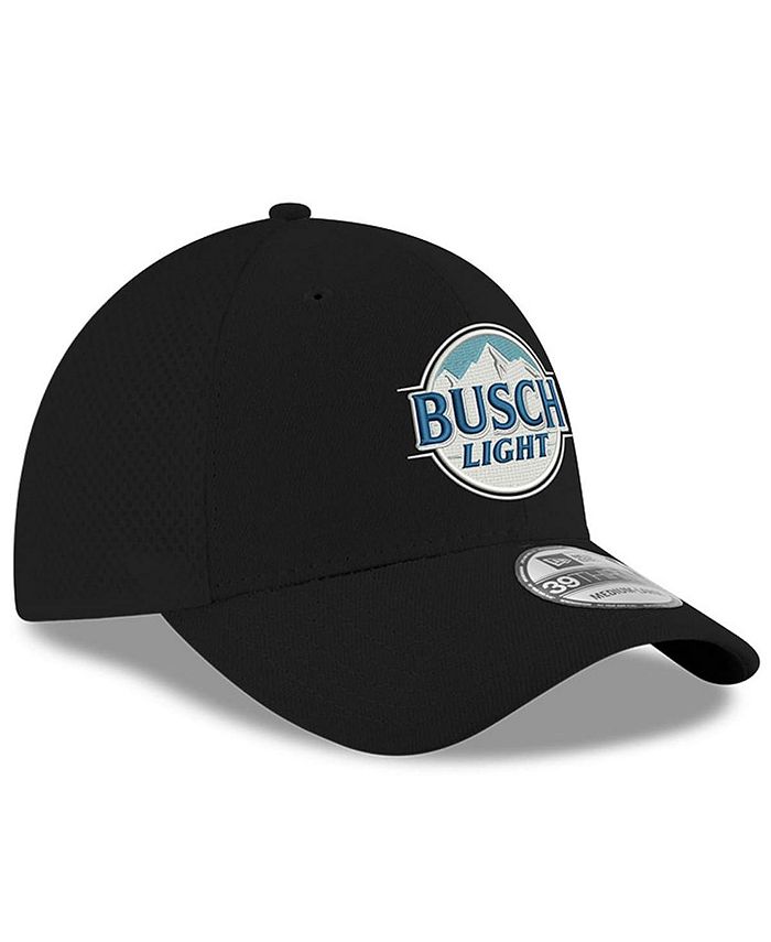 New Era Men's Black Ross Chastain Busch Light 39THIRTY Flex Hat - Macy's