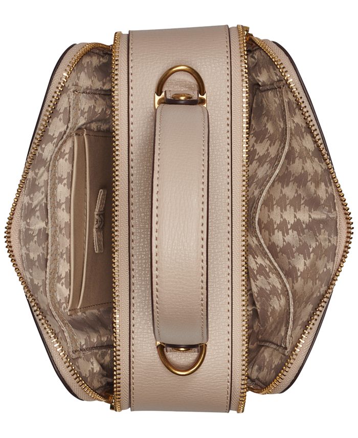 KARL LAGERFELD PARIS Simone Leather Camera Crossbody - Macy's