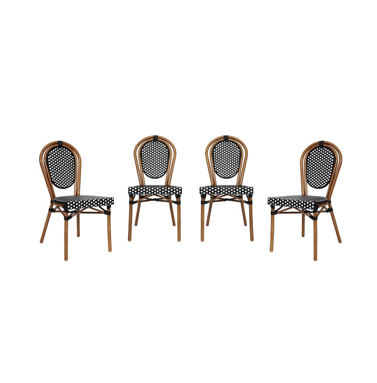 Click here for Merrick Lane Celia Set Of Four Stacking Thonet Bis... prices