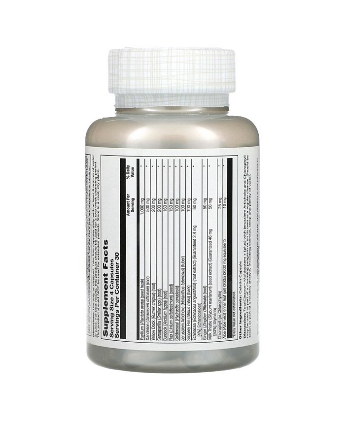 Solaray Total Cleanse Multisystem + - 120 Capsules - Macy's