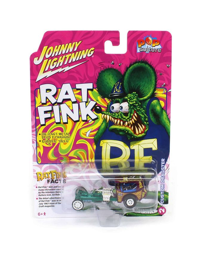 Johnny Lightning 1/64 Pop Culture, Rat Fink Custom Dragster - Macy's