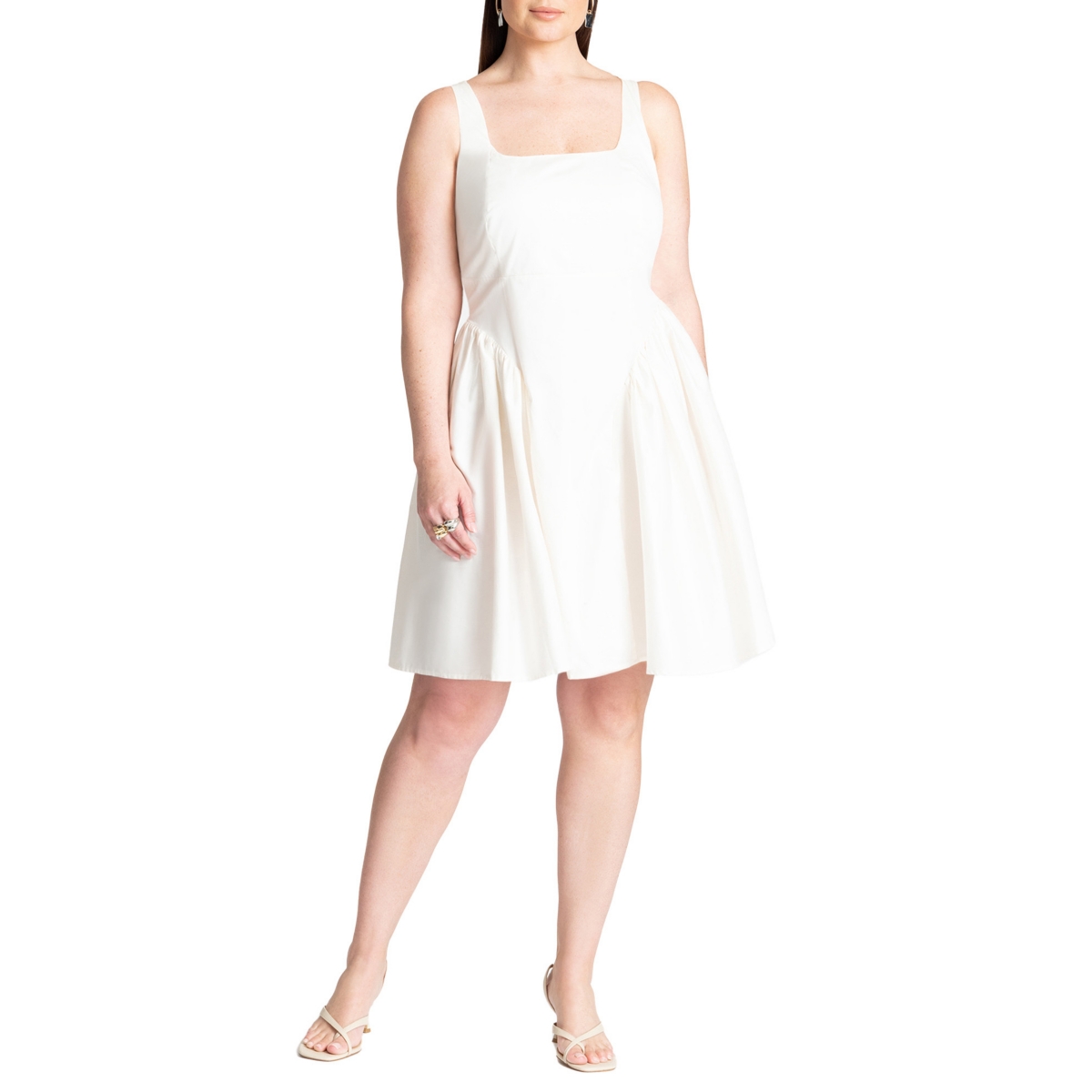 Click here for Eloquii Womens Plus Size Bow Back Mini Dress - Sug... prices