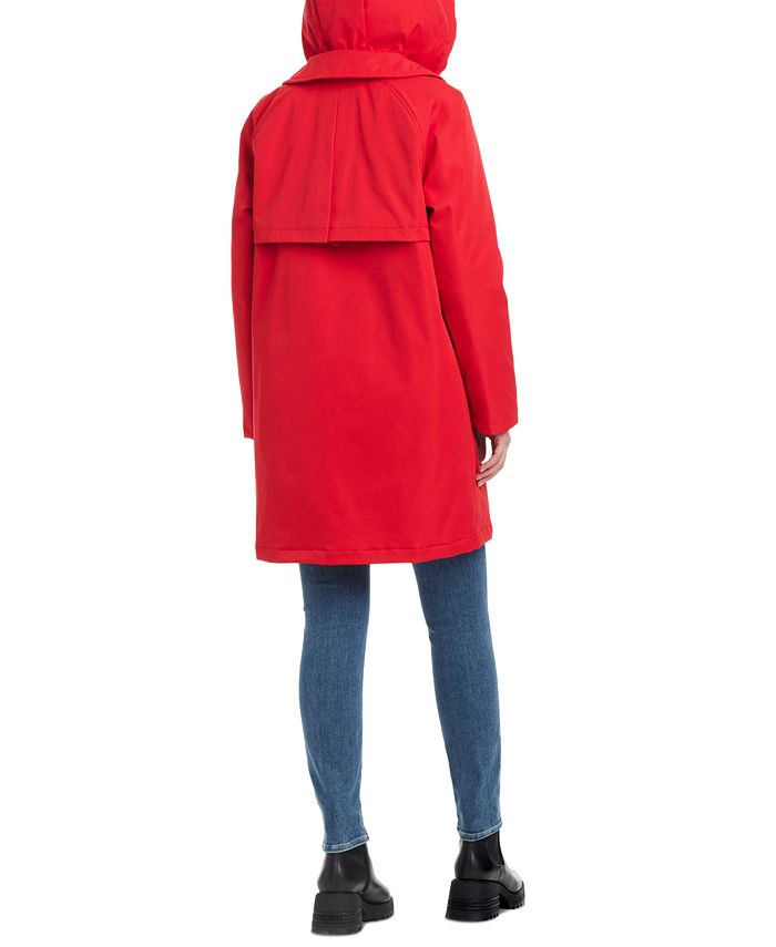 kate spade new york Women's Hooded A-Line Raincoat - Macy's