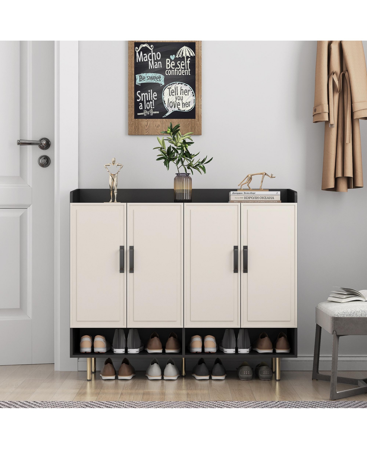 Click here for Reliable and Elegant Entryway Shoe Cabinet with Am... prices