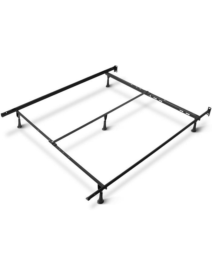 Clara Clark Heavy Duty 5 Lag Adjustable Steel Bed Base With Center ...