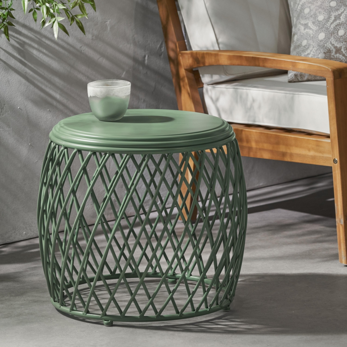 Click here for Streamdale Stylish Lattice Accent Table for Indoor... prices