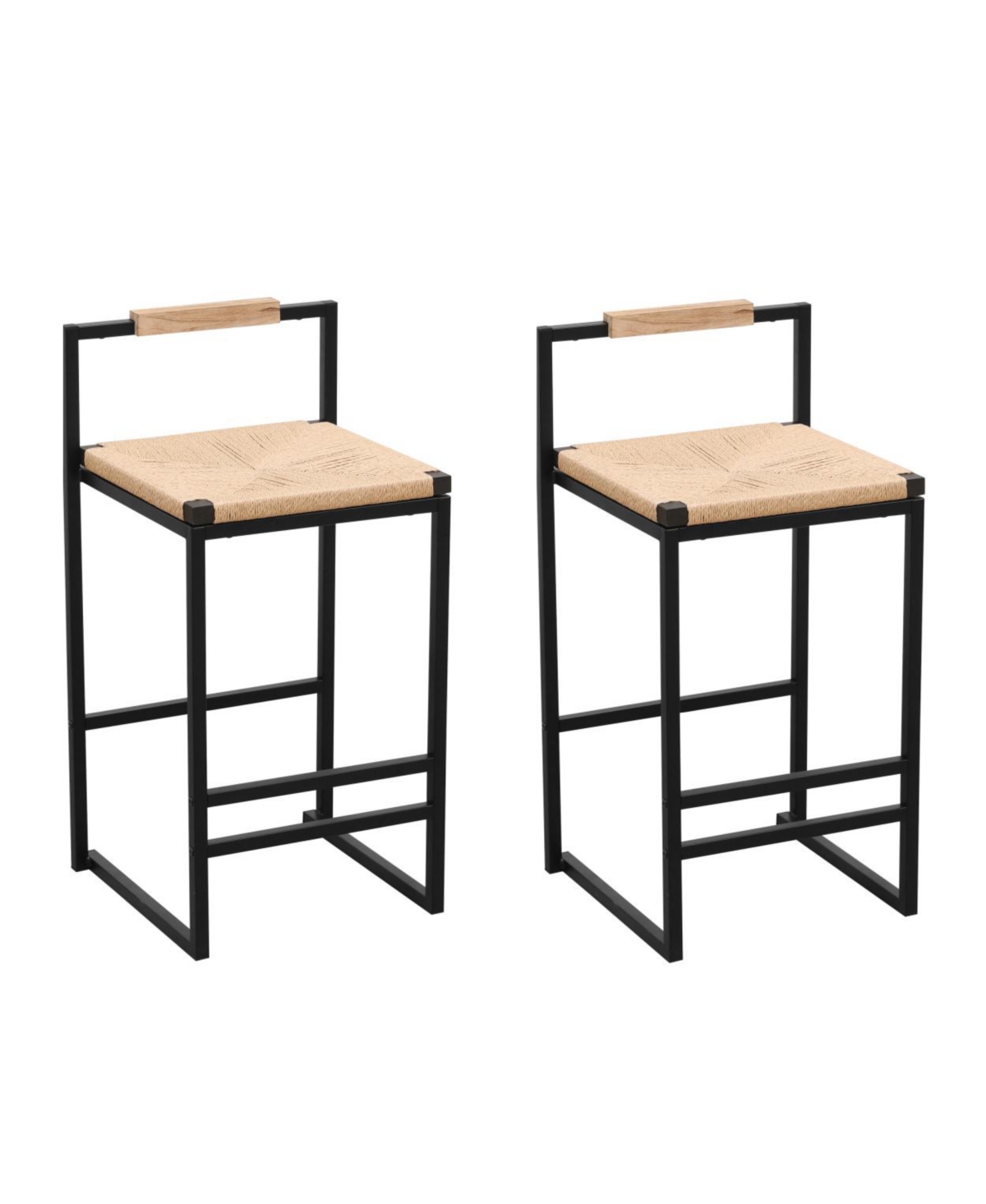 Click here for Streamdale Furniture 2 Paper Rope Bar Stools with... prices
