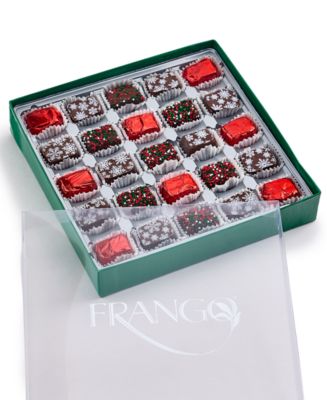 Frango Chocolates Holiday Decorated Milk Mint Box of Chocolates, 25 ...