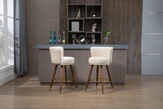 Streamdale 2 Counter Height Wood Bar Stools - Macy's