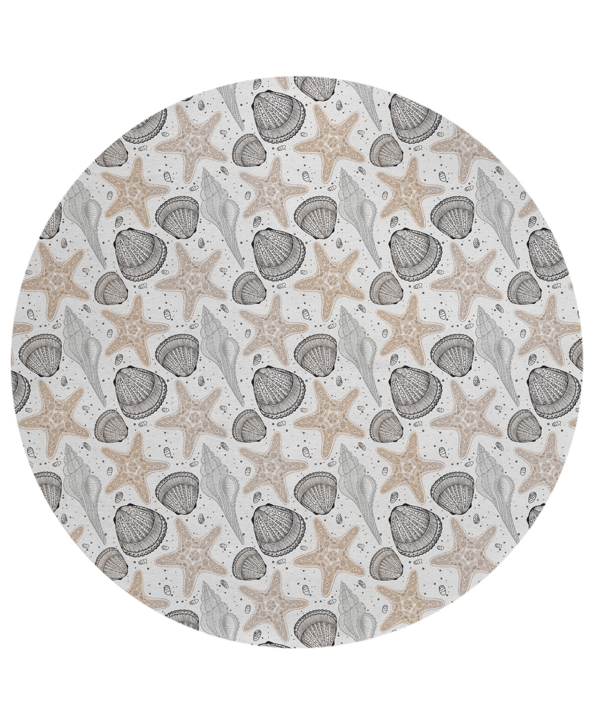 Click here for Dalyn Seabreeze SZ4 8x8 Round Area Rug - Silver prices