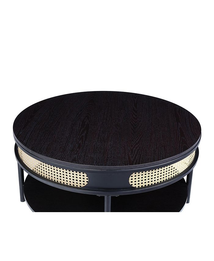 Simplie Fun Colson Coffee Table , Black Finish - Macy's