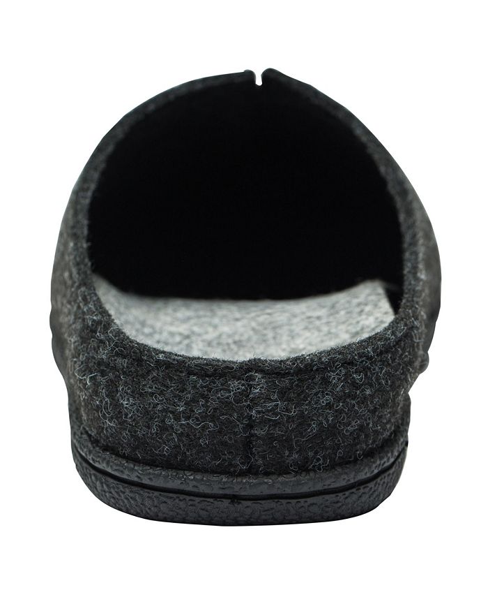 Alpine Swiss Mens Felt Faux Wool Clog Slippers Comfortable Cushion ...