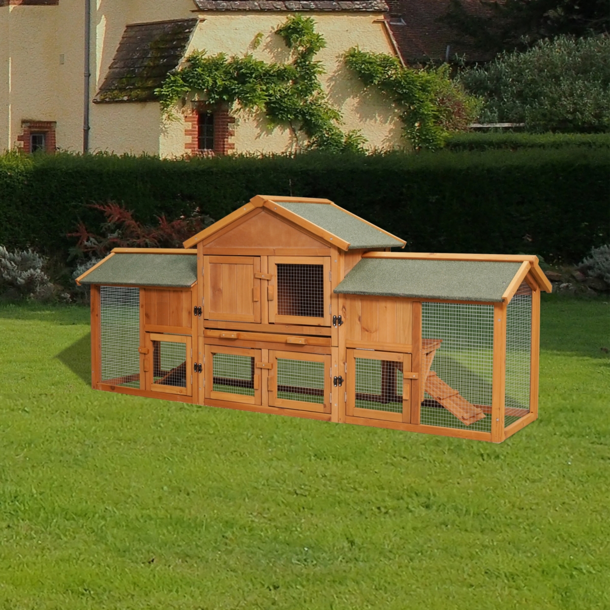 Click here for Extra Large Bunny Cage with 2 Runs and Waterproof... prices