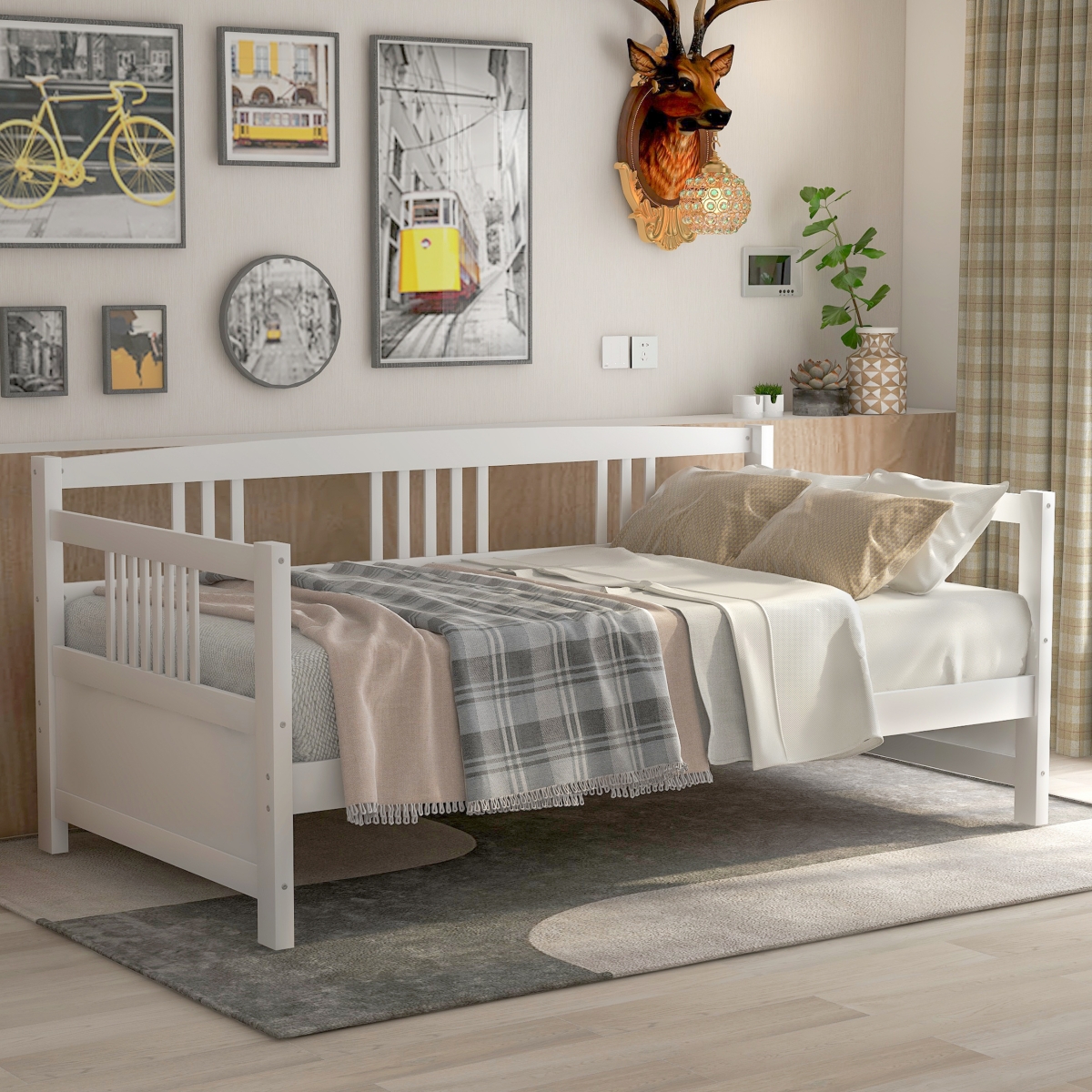 Click here for Streamdale Modern Solid Wood Daybed  Multifunction... prices