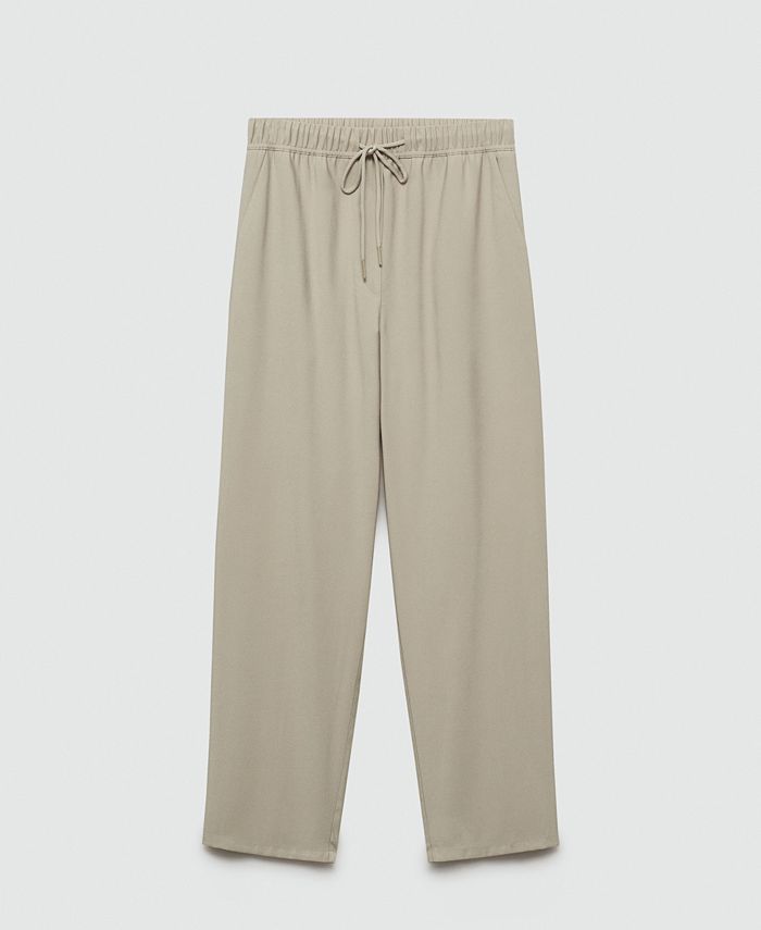 MANGO Women's Drawstring Jogger Trousers - Macy's