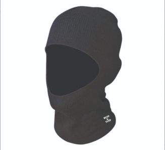 MUK LUKS Men's Quietwear Ruff And Tuff 1 Hole Mask, Black, One Size ...