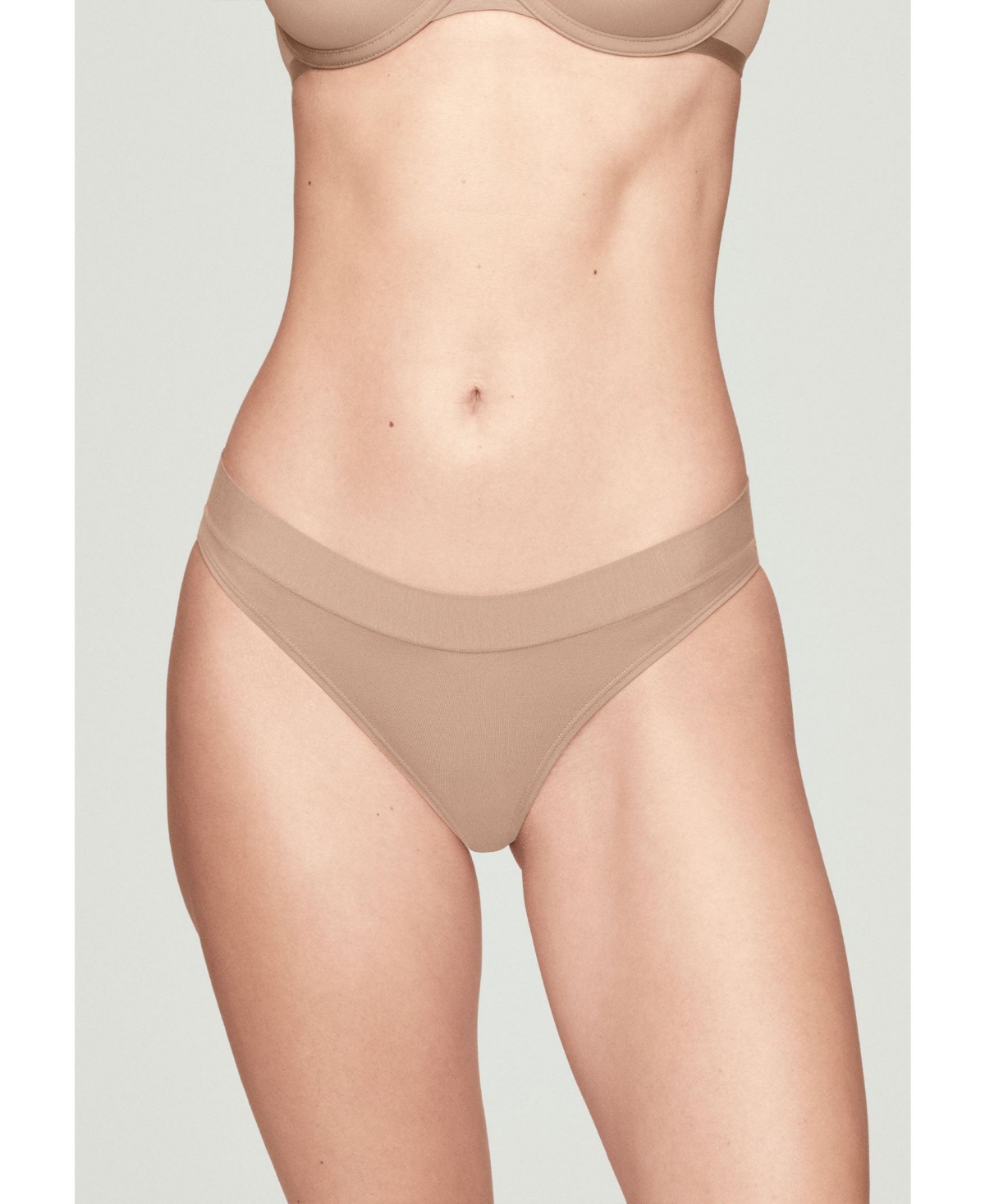 Click here for Cuup Womens The Bikini - Modal - Taupe prices