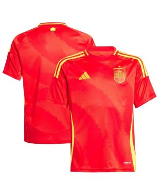 Adidas Big Boys and Girls Scarlet Spain National Team 2024 Home Replica ...