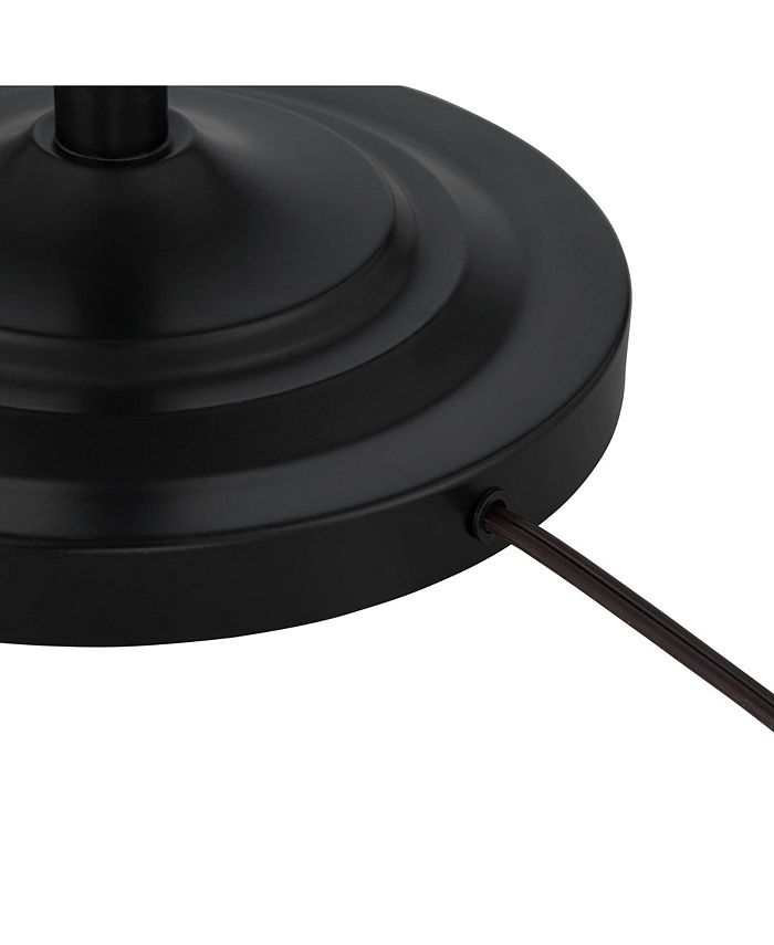 360 Lighting Carter Traditional 3 Piece Table Floor Lamp Set Black ...