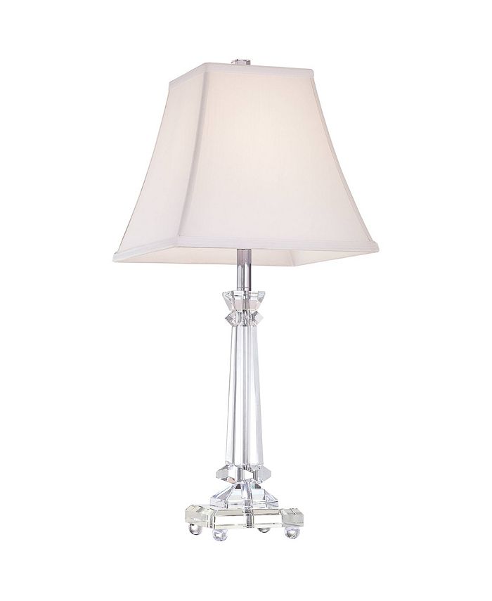 Vienna Full Spectrum Traditional Glam Luxury Table Lamp 25" High Clear ...
