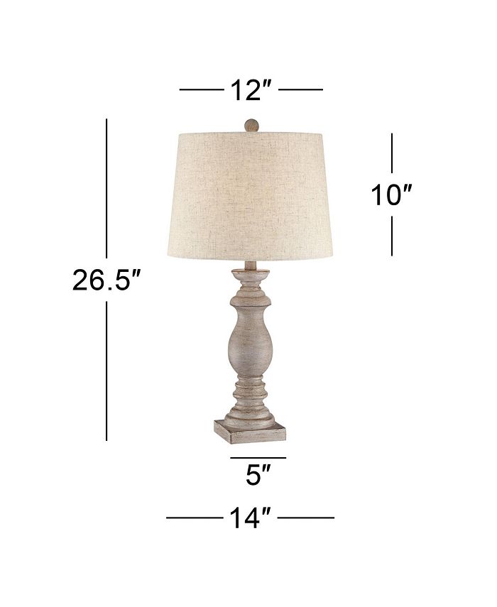 Regency Hill Patsy Country Cottage Traditional Table Lamps 26.5" High ...