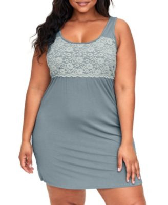 Adore Me Plus Size Baylee Knit Slip - Macy's