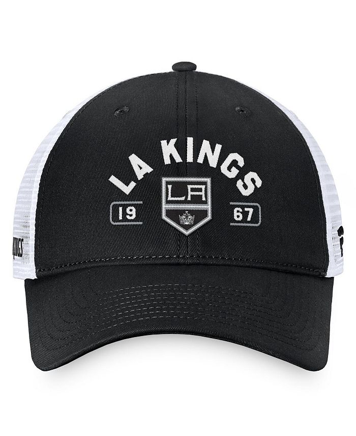 Fanatics Men's Black/White Los Angeles Kings Free Kick Trucker ...