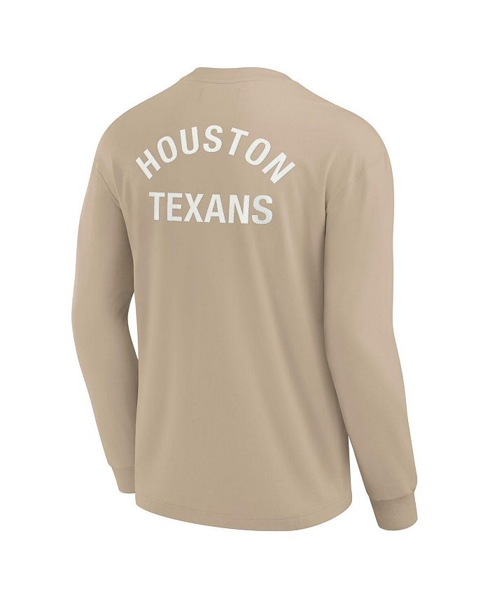 Fanatics Signature Men's and Women's Khaki Houston Texans Elements ...